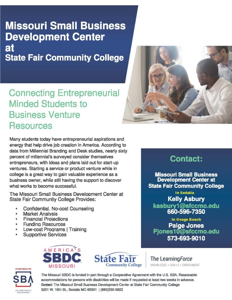 Small Business Development Center - State Fair Community College