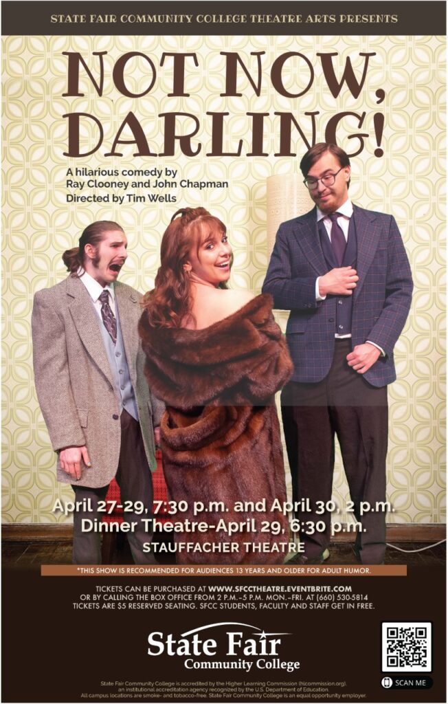 SFCC Theatre Arts to present ‘Not Now, Darling!’ - State Fair Community ...
